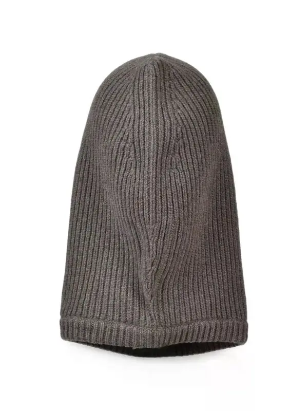 Rick Owens Ribbed Cashmere-blend Hood