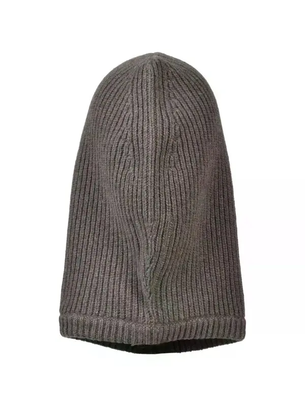 Rick Owens Ribbed Cashmere-blend Hood