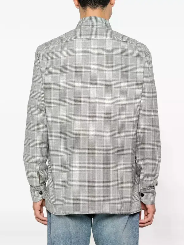 Kiton Prince Of Wales Check Shirt