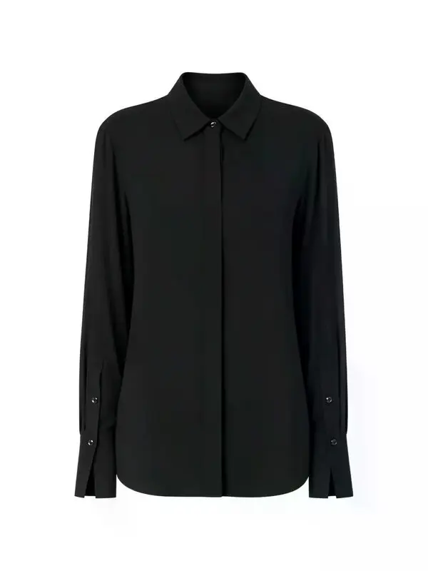 Liu Jo Crepe De Chine Shirt - Black
