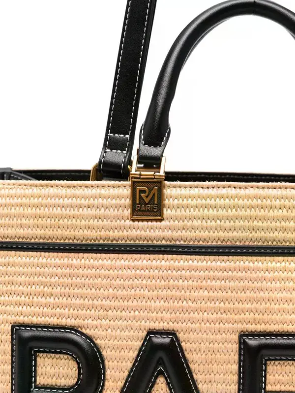 RUE MADAM PARIS Iconique Logo-patch Tote Bag