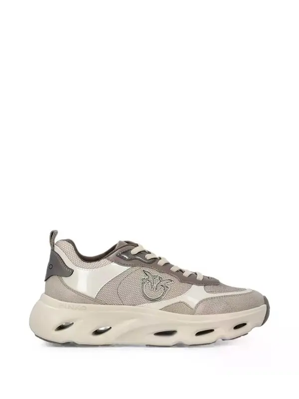Pinko Logo-plaque Chunky Sneakers - Neutrals
