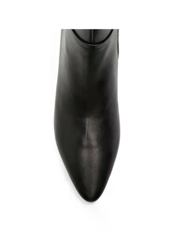 COCCINELLE C-look Pointed-toe Buckled Ankle Boots