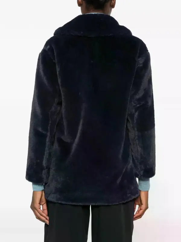 Herno Double-breasted Faux-fur Coat