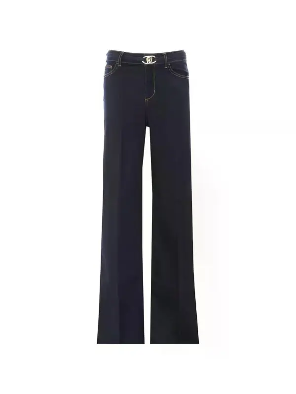 Liu Jo Logo-plaque Flared Jeans - Blue