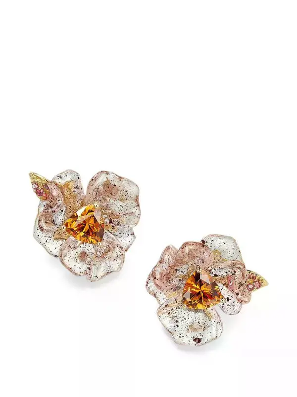 ANABELA CHAN Blueberry Petunia Studs Earrings