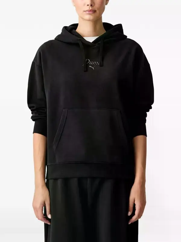 PUMA Logo-print Hoodie - Black