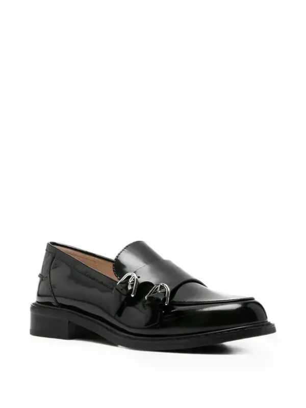 COCCINELLE Buckle-detail Leather Loafers