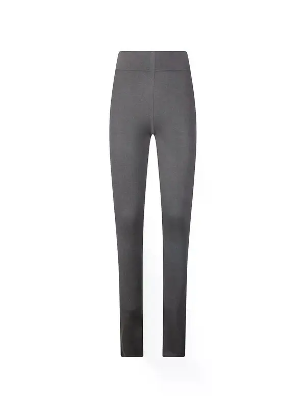 Rick Owens High-waisted Wool Leggings - Grey