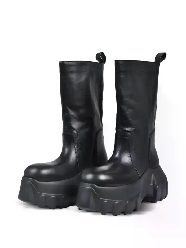 Rick Owens Mega Tractor Leather Boots
