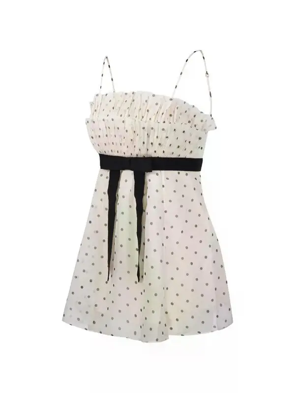 Zimmermann Polka-dot Pleated Top