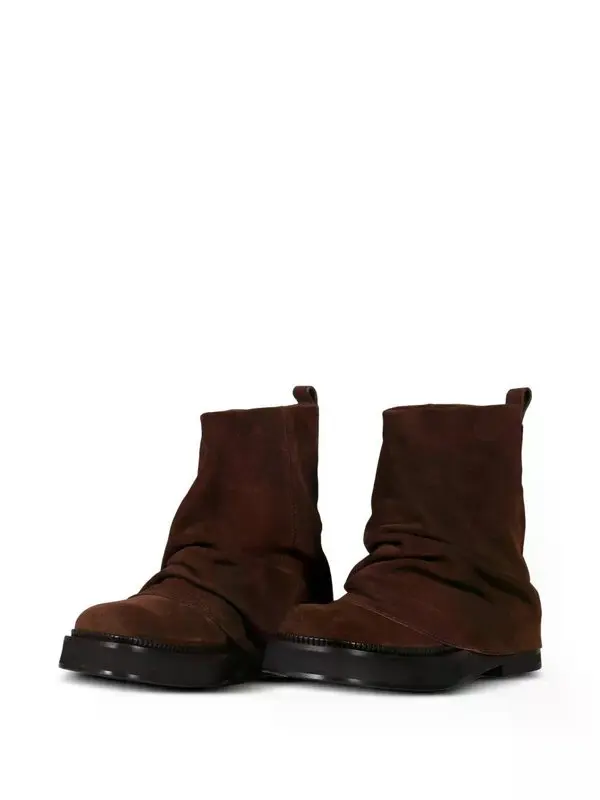 Attico Robin Layered Ankle Boots