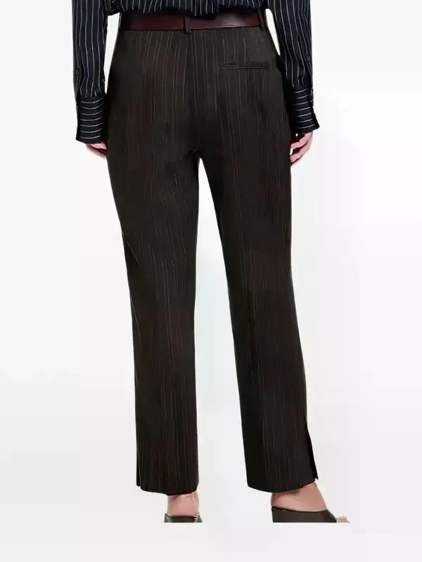 TWP Roberts Pinstriped Wool Trousers