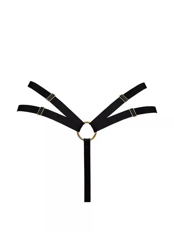 BORDELLE Signature Mesh Harness Thongs