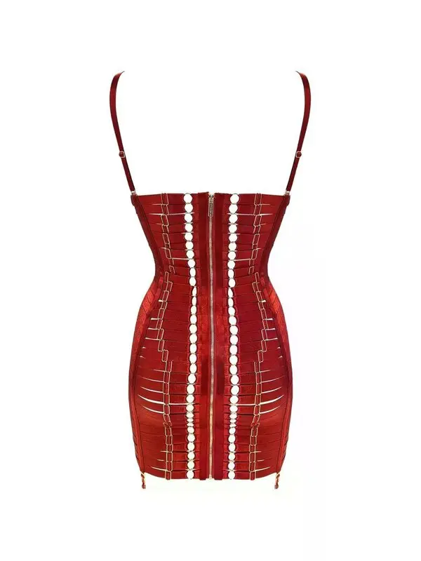 BORDELLE Signature Paneled Mini Dress