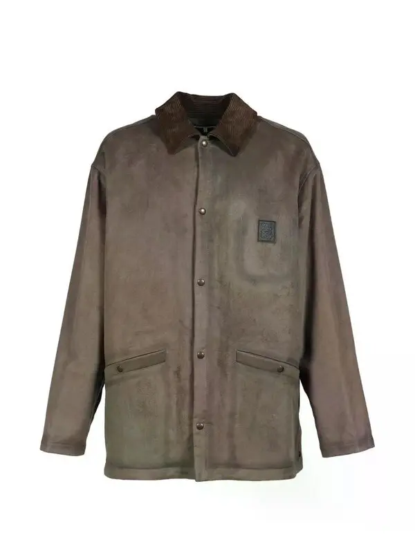 Loewe Anagram Embossed Jacket - Brown