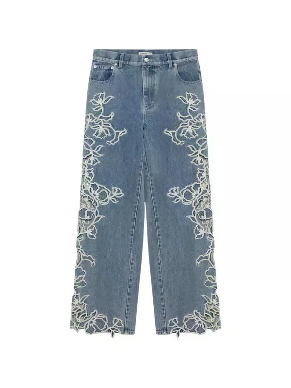 Simkhai Porter Embroidered Jeans