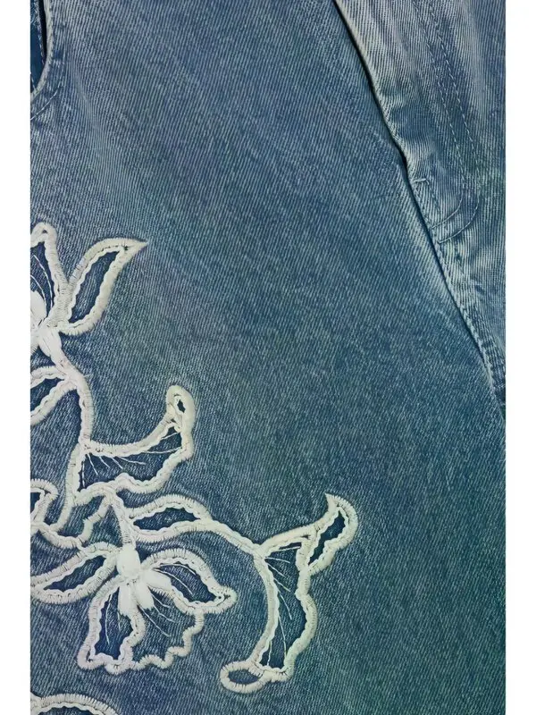 Simkhai Porter Embroidered Jeans