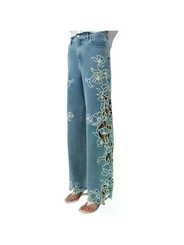 Simkhai Porter Embroidered Jeans