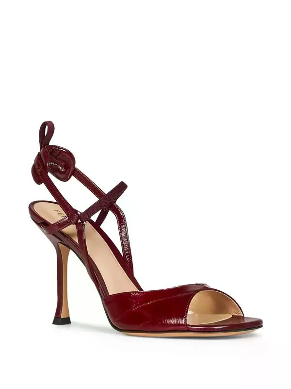 Fendi Very Colibrì Leather Sandals