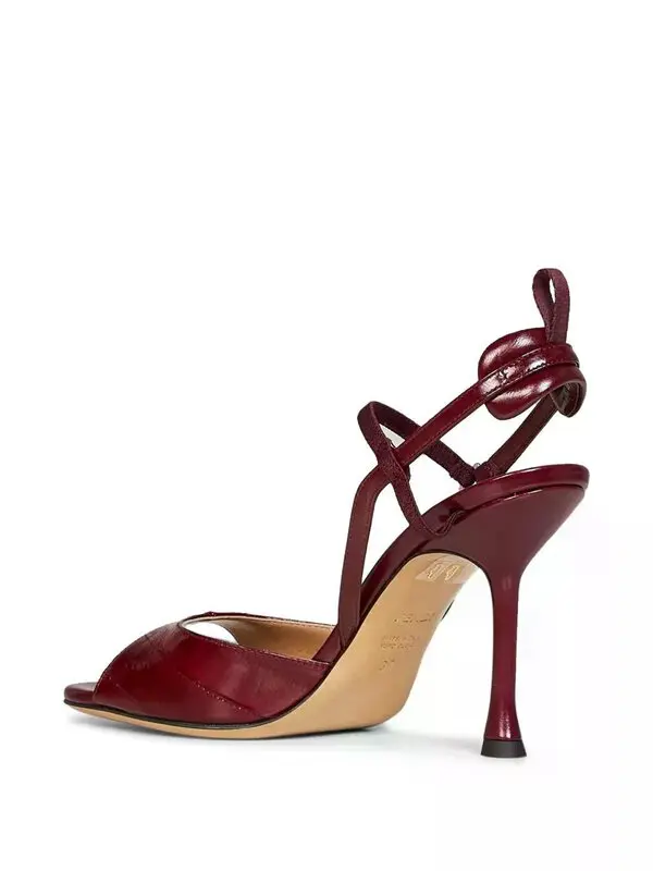 Fendi Very Colibrì Leather Sandals