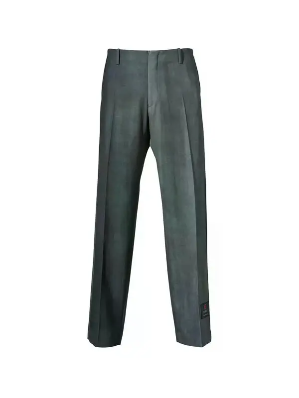 DOUBLET Faded Spray-dye Tailored Trousers - Grey
