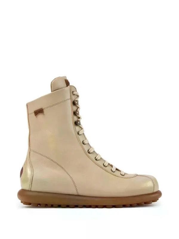Camper Pelotas Ariel Lace-up Ankle Boots - Neutrals