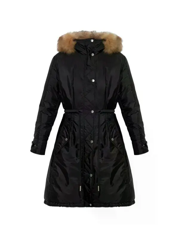 Moncler Moustique Hooded Parka - Black