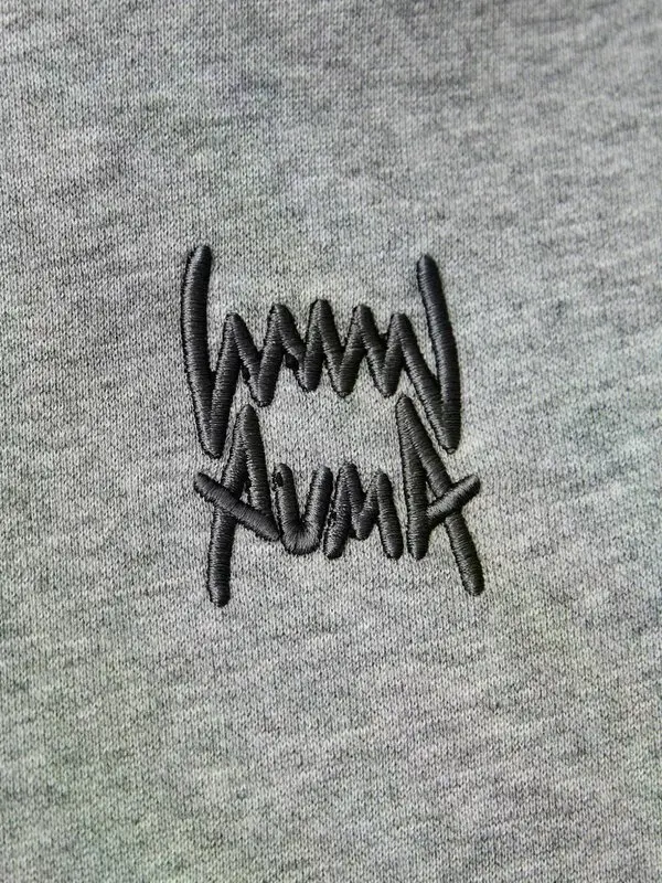 PUMA Logo-embroidered Pouch-pocket Hoodie