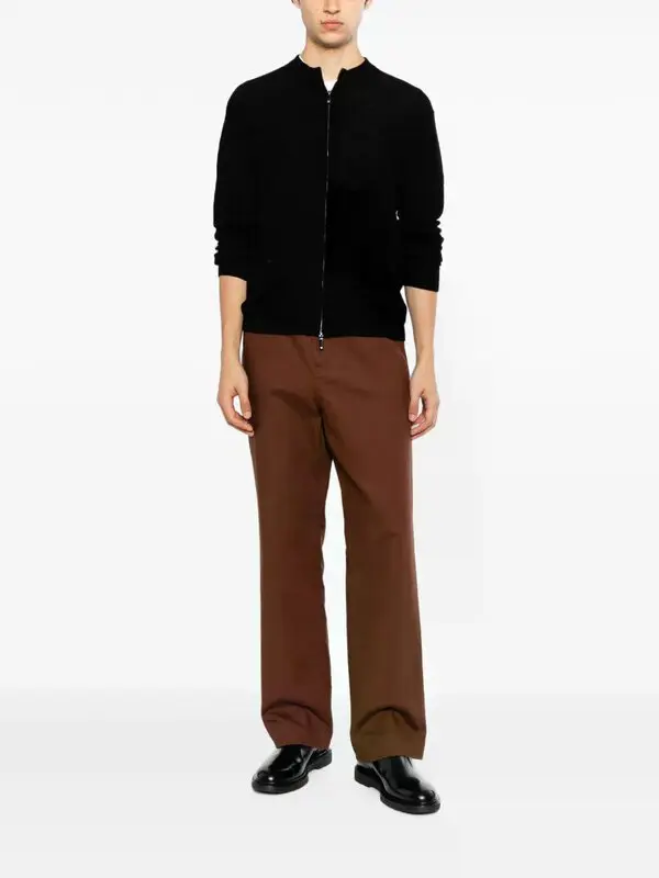 Emporio Armani Zip-up Knitted Cardigan