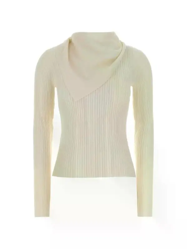 Zimmermann Valiant Ribbed-knit Sweater - Neutrals