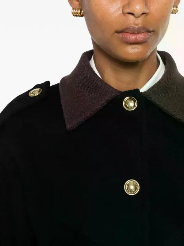 Sandro Epaulette Wool Jacket