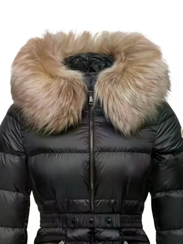 Moncler Boed Shearling-trim Puffer Jacket - Black