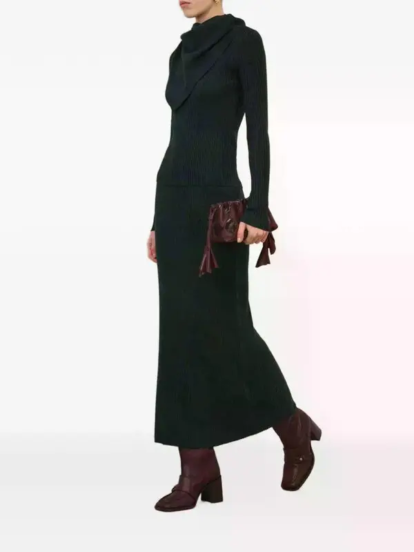 Zimmermann Ribbed Scarf-detail Sweater