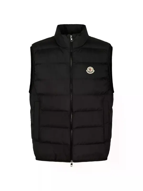 Moncler Quilted Logo-patch Gilet