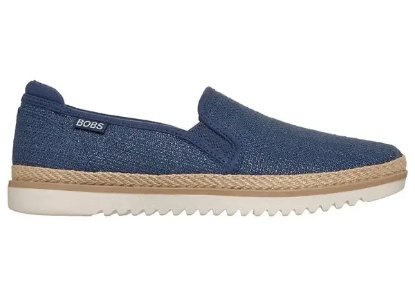 Sketchers Bobs Flexpadrille Lo Shiny Spritz - Navy Blue