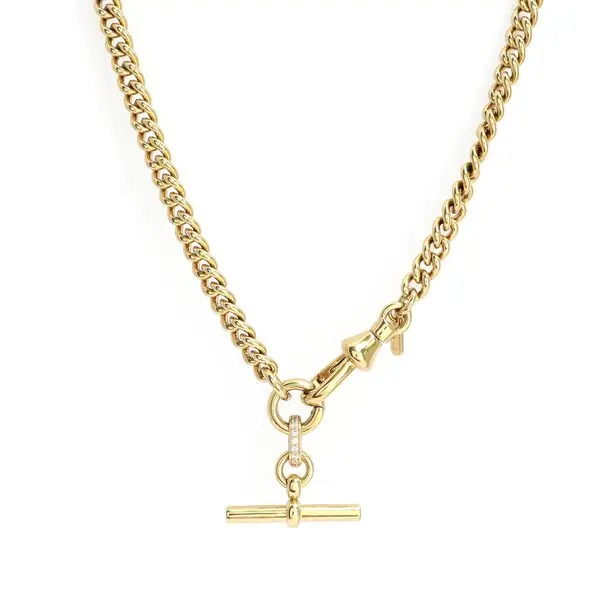 HYE JANE JEWELRY Jett T-bar Necklace - Gold