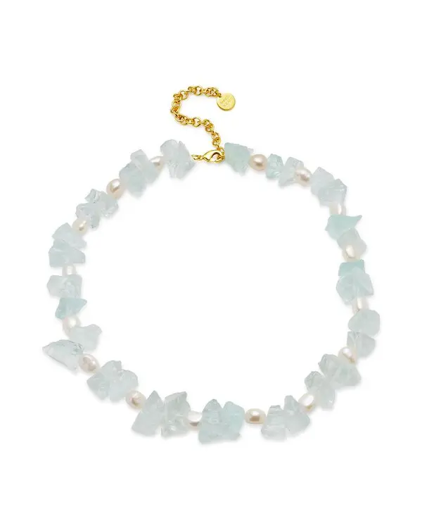 AMBER SCEATS Glaze Necklace - Blue