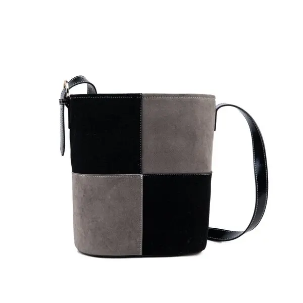 MKF COLLECTION - J'OMOR Arianna Bucket Bag Black - Grey