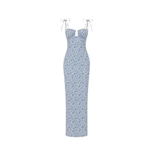 MONTCE Petite Fleur Petal Long Slip Dress