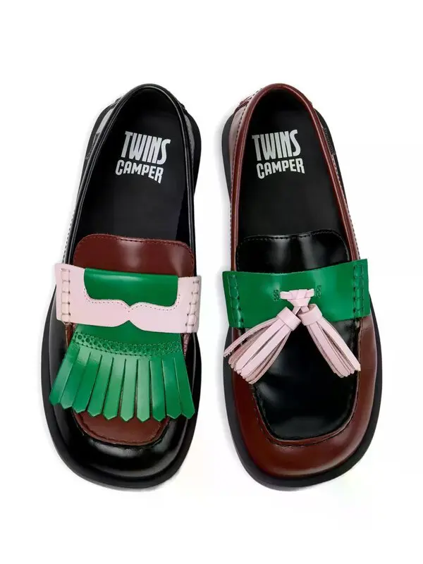 Camper Twins Leather Loafers