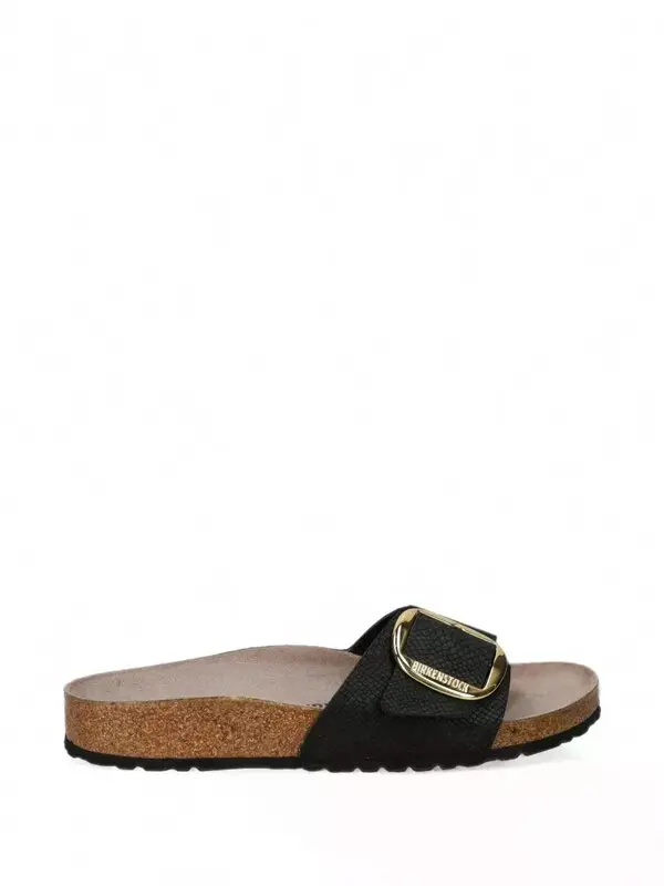 BIRKENSTOCK Madrid Big Buckle Sandals - Black