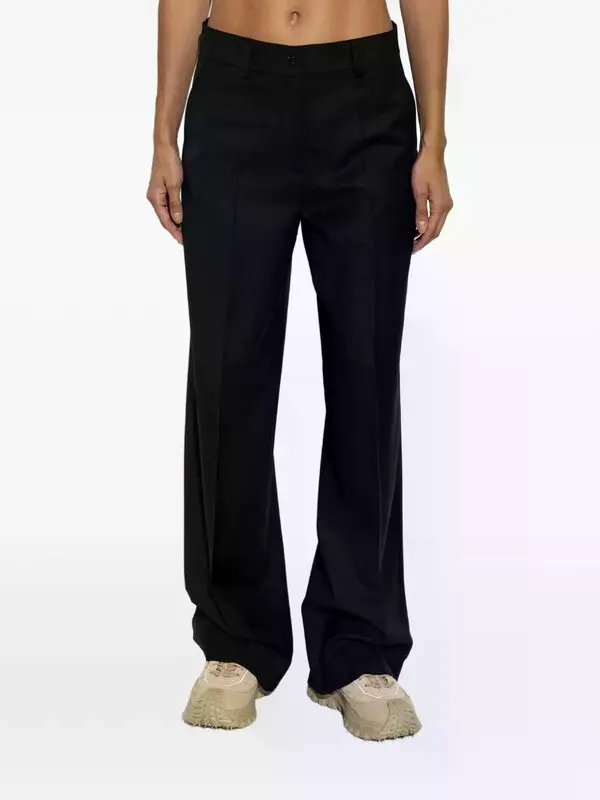 Moncler Logo-patch Straight-leg Trousers