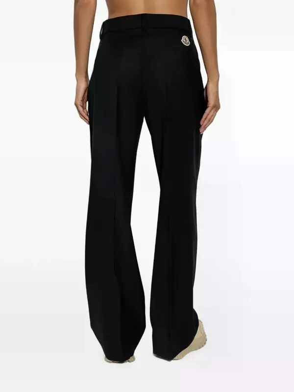 Moncler Logo-patch Straight-leg Trousers