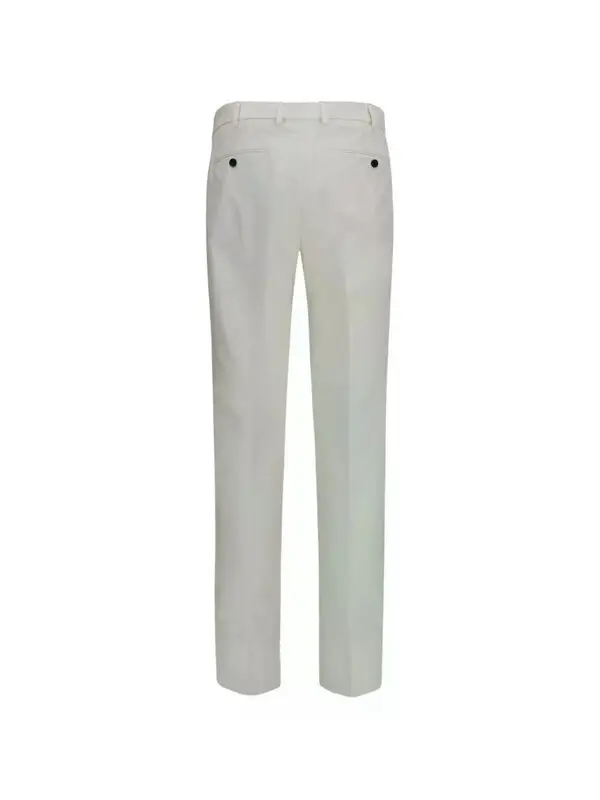 Loro Piana Carlo Straight-leg Trousers - White