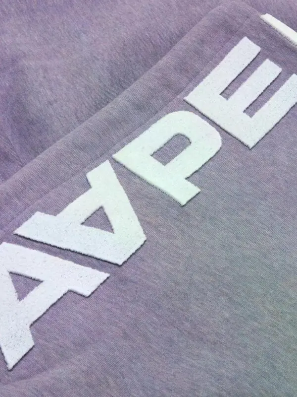 AAPE BY *A BATHING APE Logo-print Zip-up Hoodie - Purple