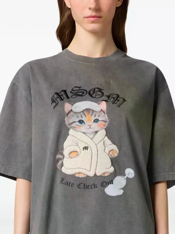 MSGM Graphic-print T-shirt