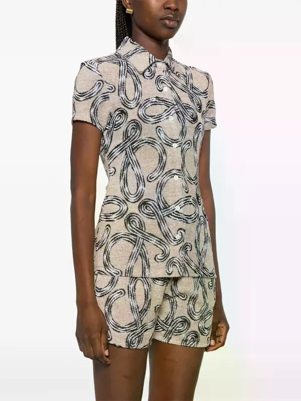 Loewe X Paula's Ibiza Anagram-print Shirt