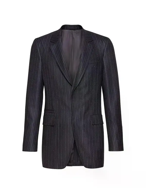 FERRAGAMO Pinstripe-pattern Single-breasted Blazer