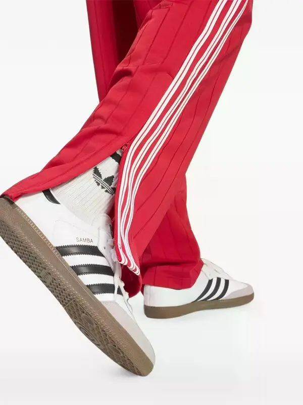 Adidas Firebird Drop Needle Track Pants - Red